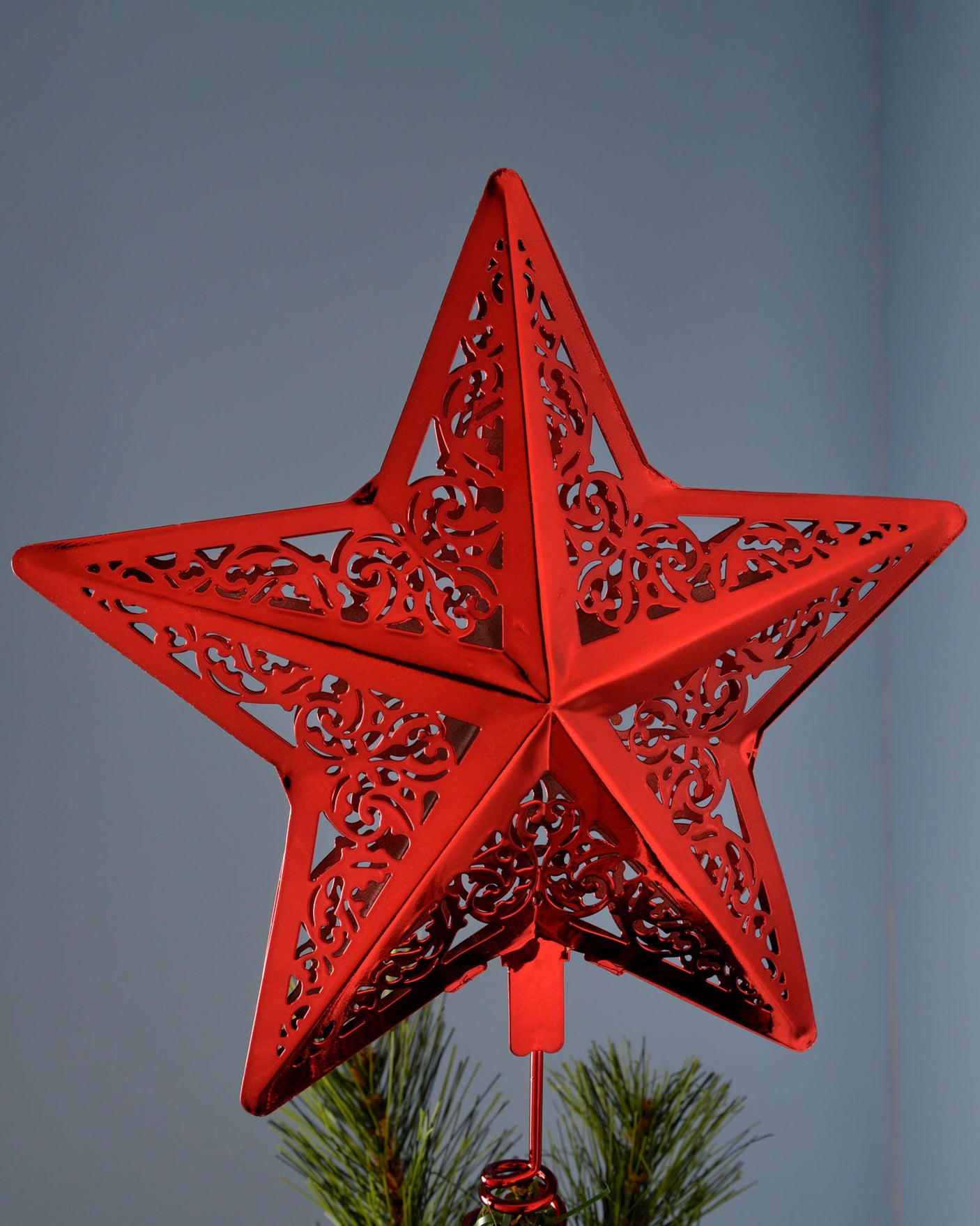 Star Christmas Tree Topper, Red, 30 cm – We R Christmas